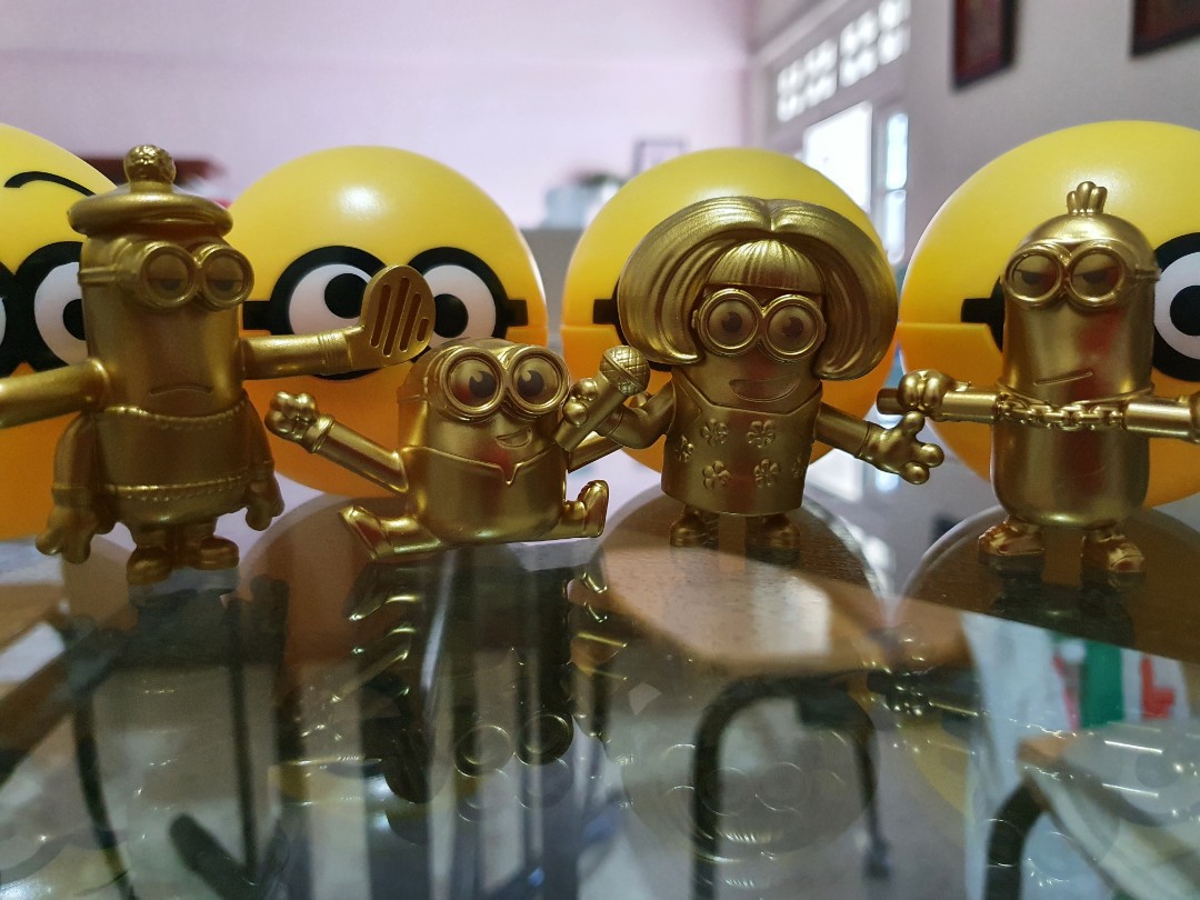 Gold minions for sale from macs happy meal., Hobbies & Toys, Toys ...