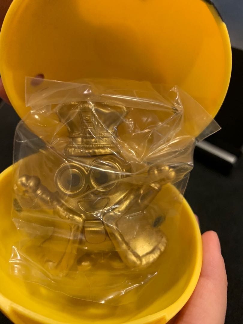 Golden Minion King Bob from McD, Hobbies & Toys, Toys & Games on Carousell