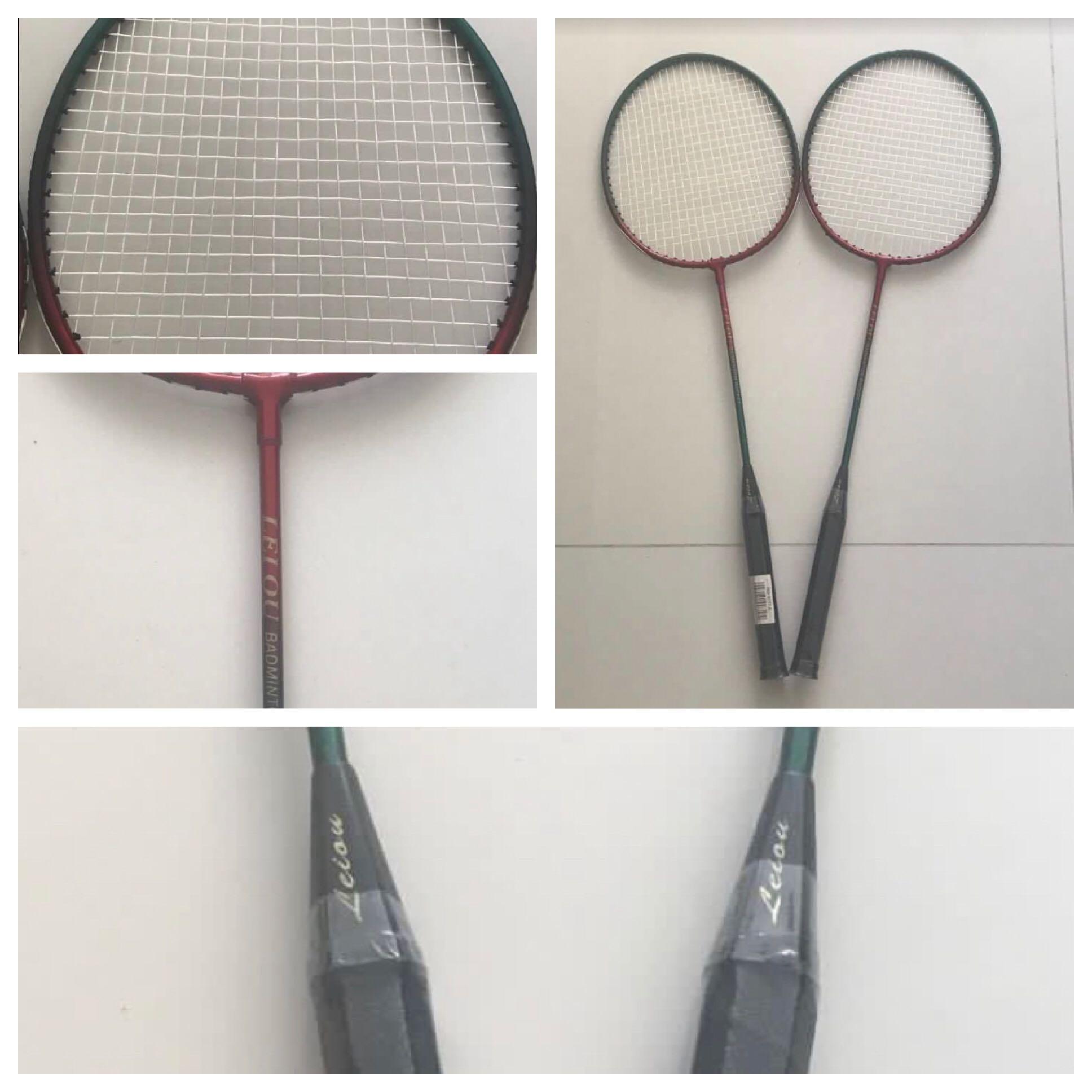 Head Nano, Leiou, Wilson & Yonex Badminton Racquet Racket Grey & White ...