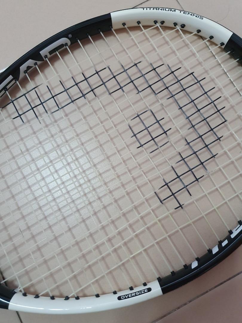 Head Titanium Tennis Racket, Sports, Sports & Games Equipment on Carousell