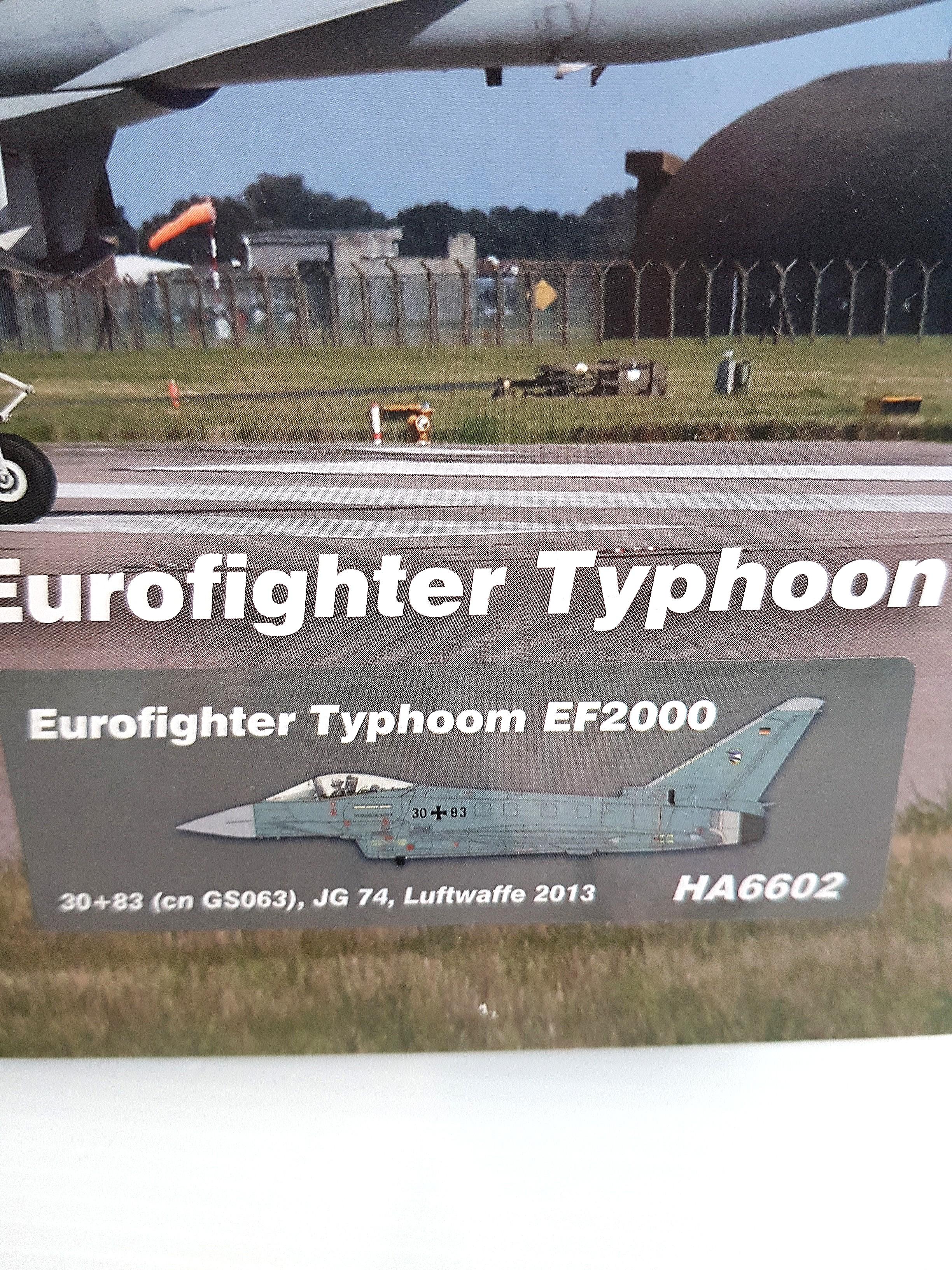 Hobby Master HA6602 Eurofighter Typhoon EF2000, Luftwaffe (German Air ...