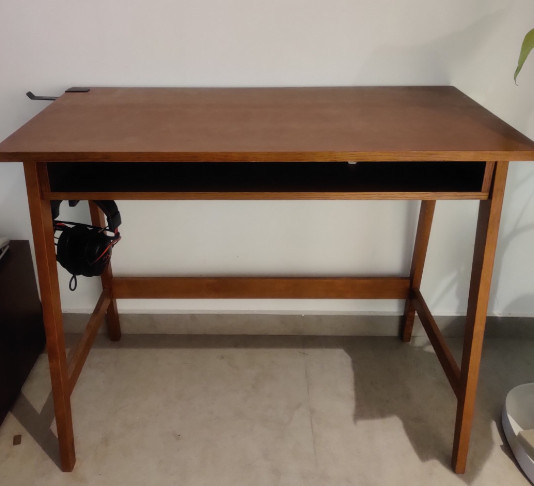 Japanese style Study Table (Ki-Mono), Furniture & Home Living ...