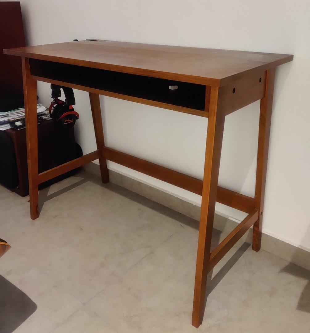 Japanese style Study Table (Ki-Mono), Furniture & Home Living ...
