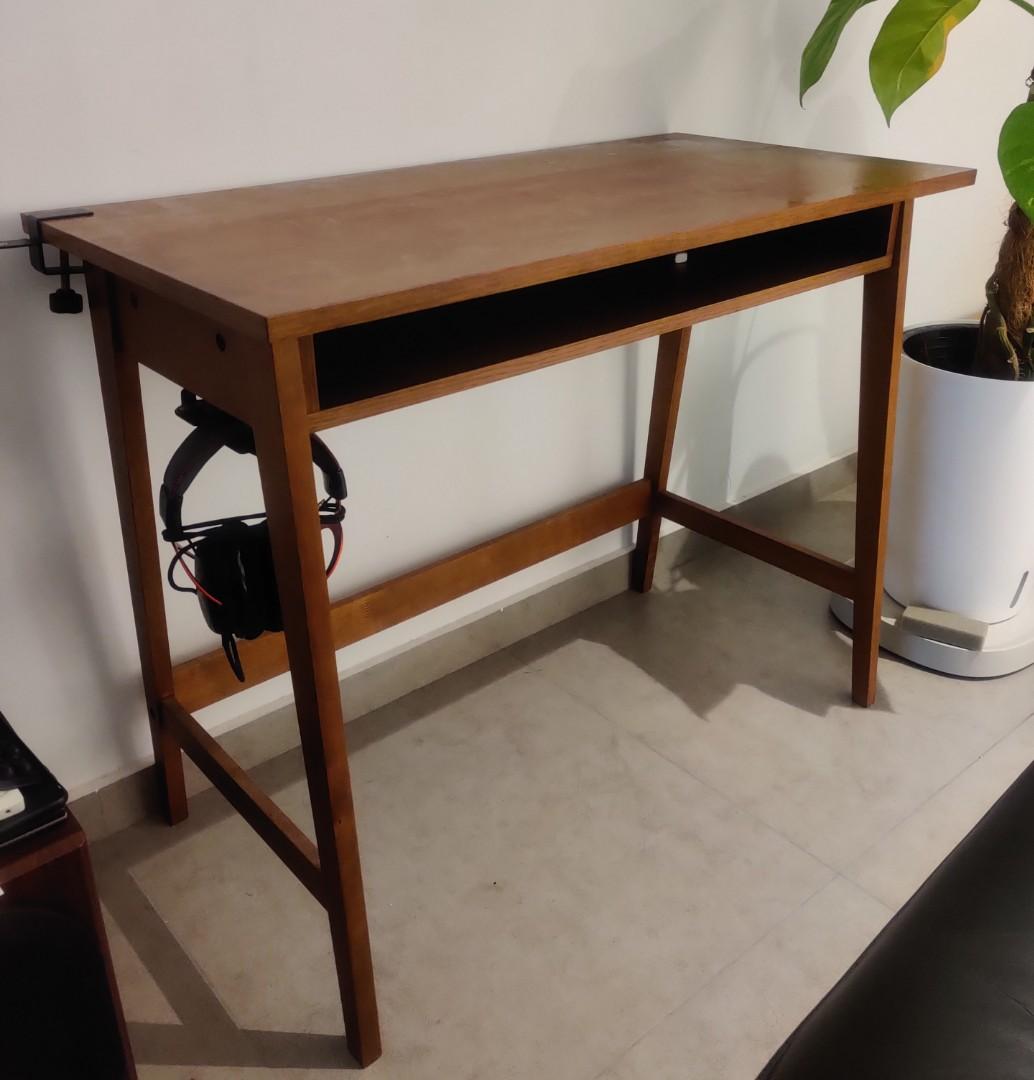 Japanese style Study Table (Ki-Mono), Furniture & Home Living ...