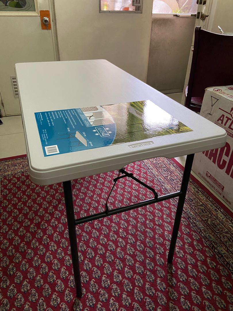 LIFETIME TABLE 4ft, Furniture & Home Living, Furniture, Tables & Sets ...