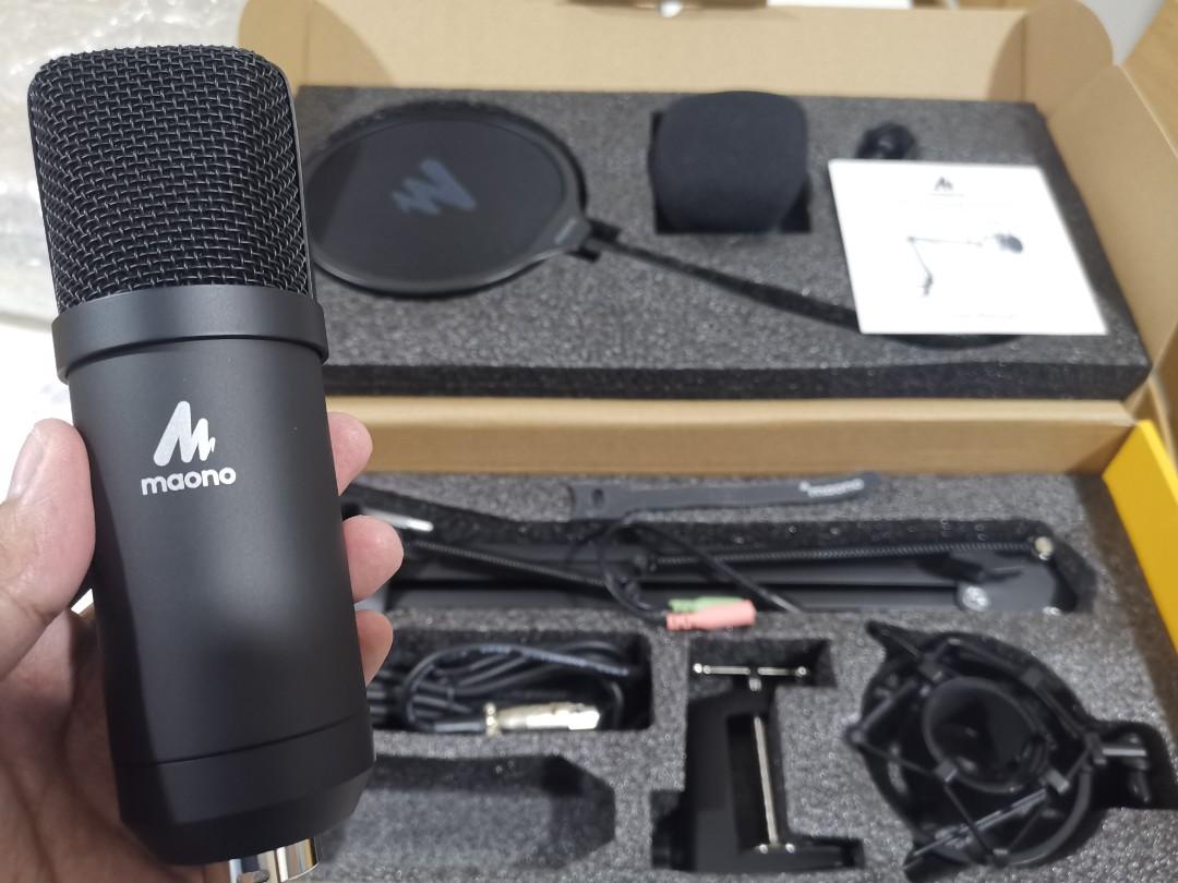 ⚡MAONO Condenser Mic Complete Set, Hobbies & Toys, Music & Media, CDs ...