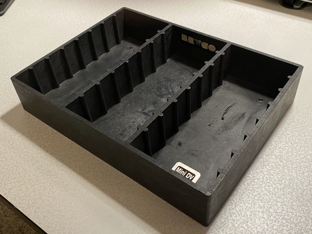 Mini-DV Casette Tape Storage Racks, Photography, Video Cameras on Carousell