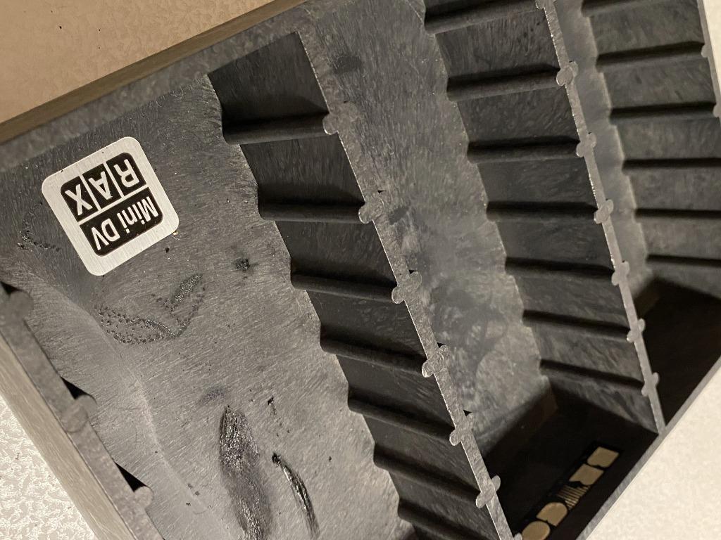 Mini-DV Casette Tape Storage Racks, Photography, Video Cameras on Carousell