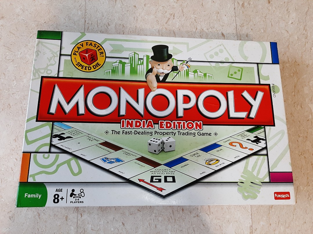 Monopoly- India edition- Brand new, Hobbies & Toys, Toys & Games on ...