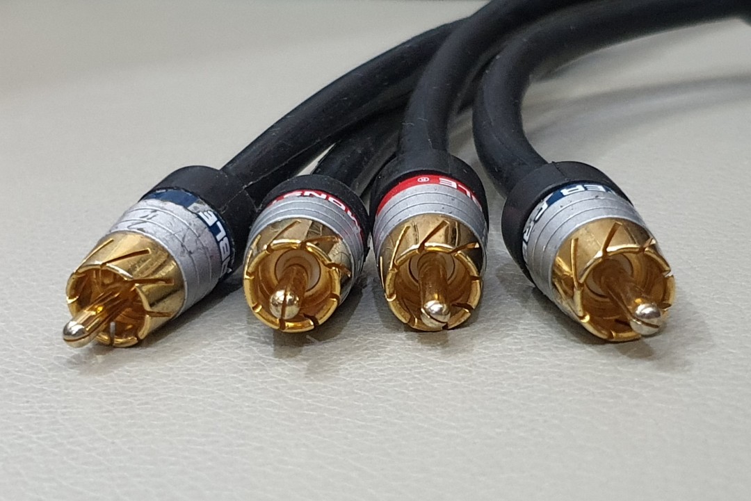Monster Cable 401XLN 1.5M 24k Gold plated RCA, Audio, Portable Audio ...