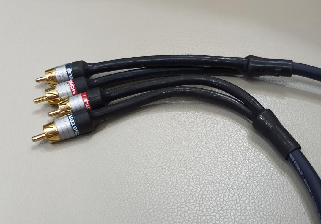 Monster Cable 401XLN 1.5M 24k Gold plated RCA, Audio, Portable Audio ...