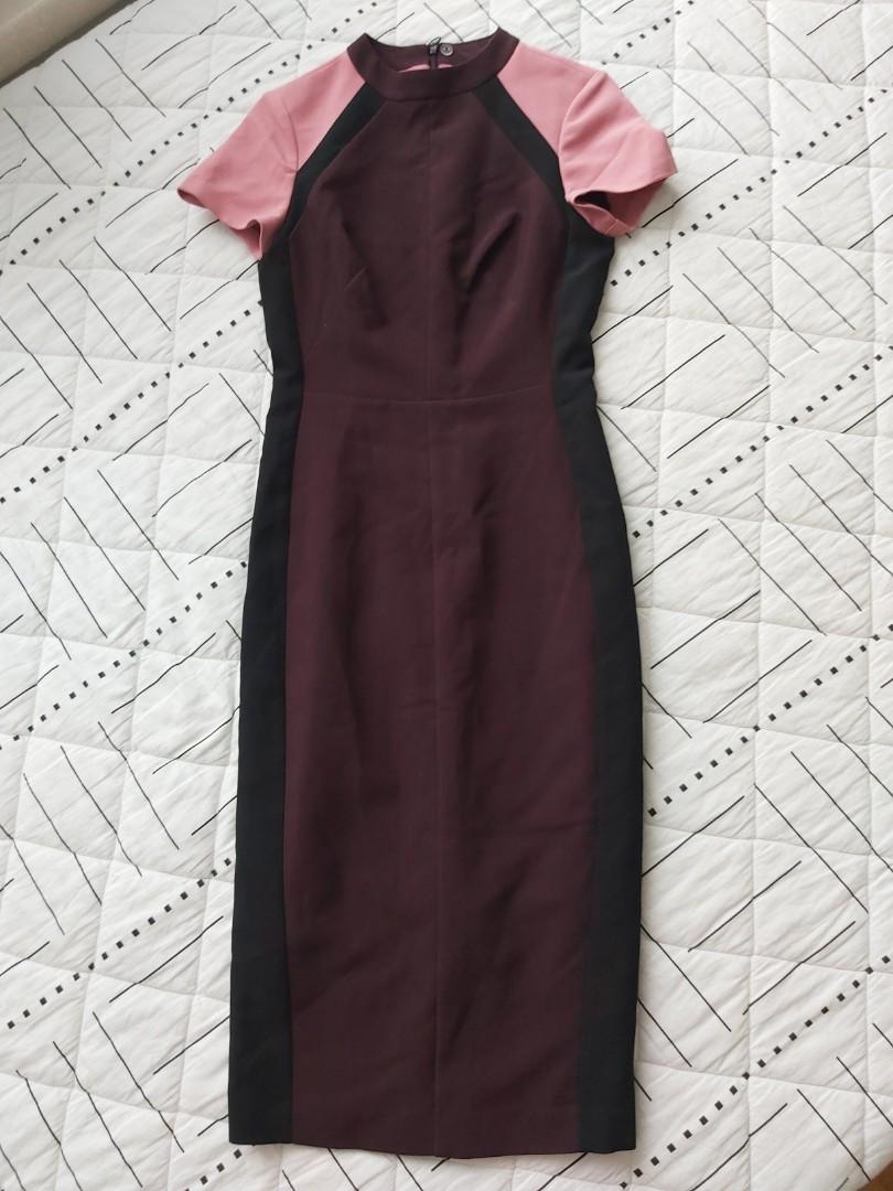 M&S Marks and Spencer structured work dress, Women's Fashion, Dresses ...