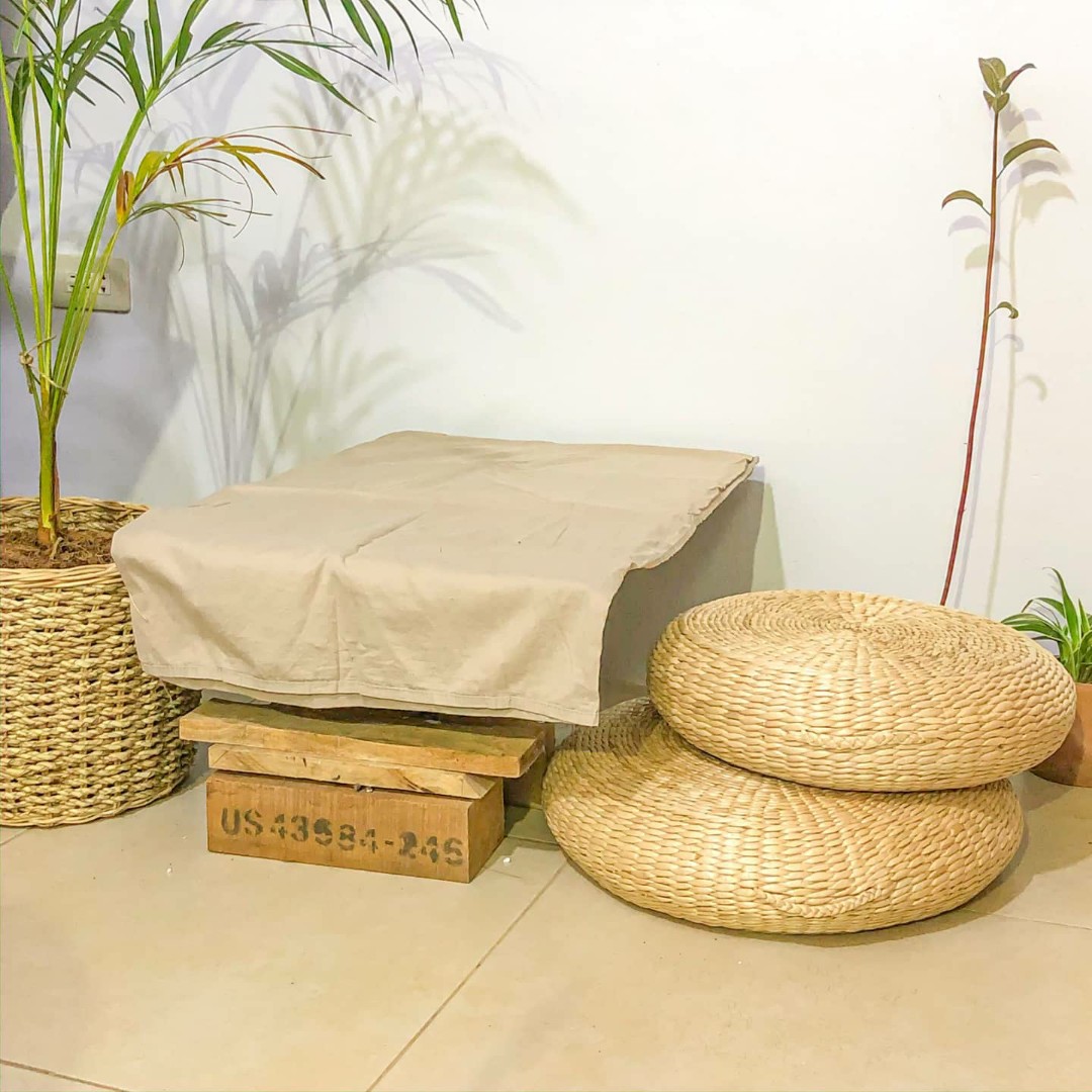 Native ottoman and planter set, Furniture & Home Living, Gardening ...