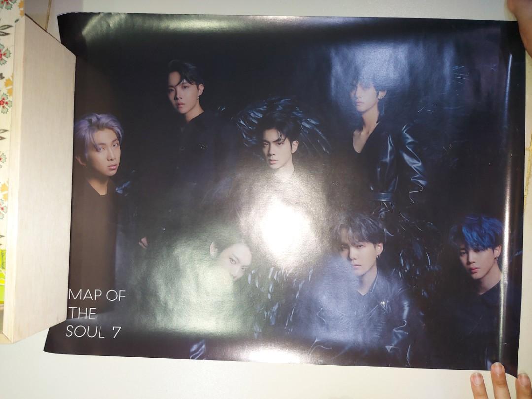 OFFICIAL POSTER BTS MAPS OF THE SOUL MOTS, K-Wave di Carousell