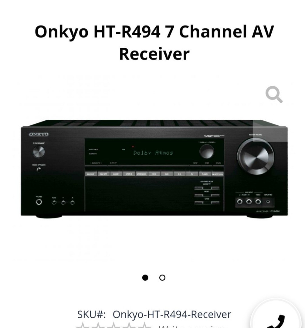 Onkyo HT R494 Dolby Atmos, Audio, Soundbars, Speakers & Amplifiers on ...