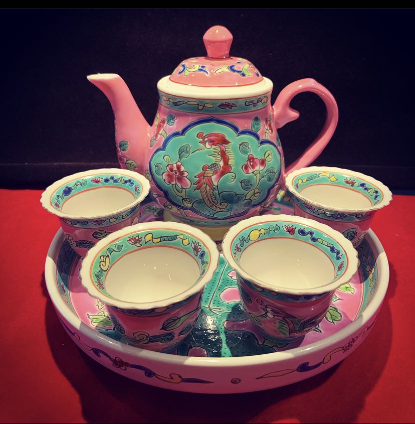 Peranakan Tea Set (various models), Furniture & Home Living ...