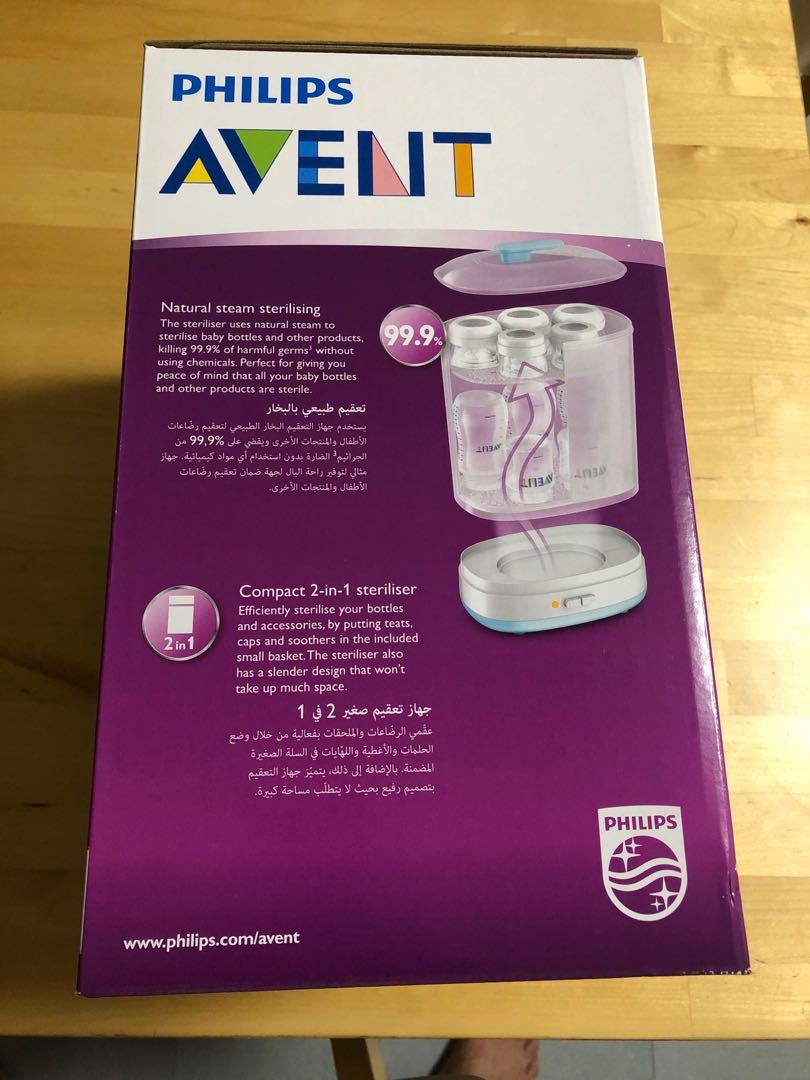 Philips Avent Sterilizer model: SCF922/01, Babies & Kids, Nursing ...