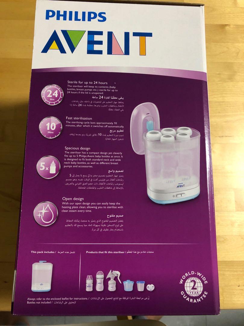 Philips Avent Sterilizer model: SCF922/01, Babies & Kids, Nursing ...