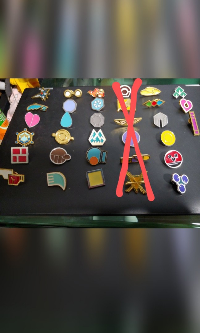 Pokemon badges, Hobbies & Toys, Toys & Games on Carousell