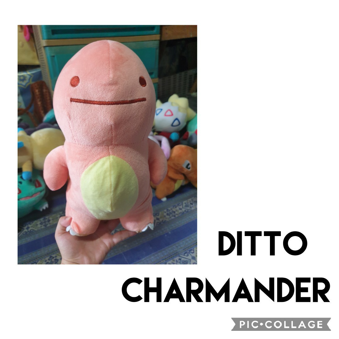 POKEMON- Ditto (Charmander), Hobbies & Toys, Toys & Games on Carousell