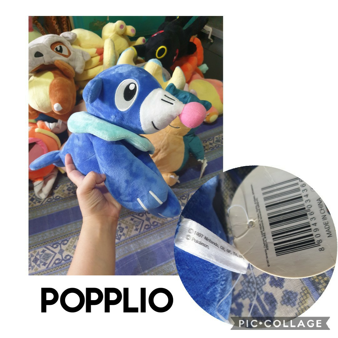 POKEMON- Popplio, Hobbies & Toys, Toys & Games on Carousell