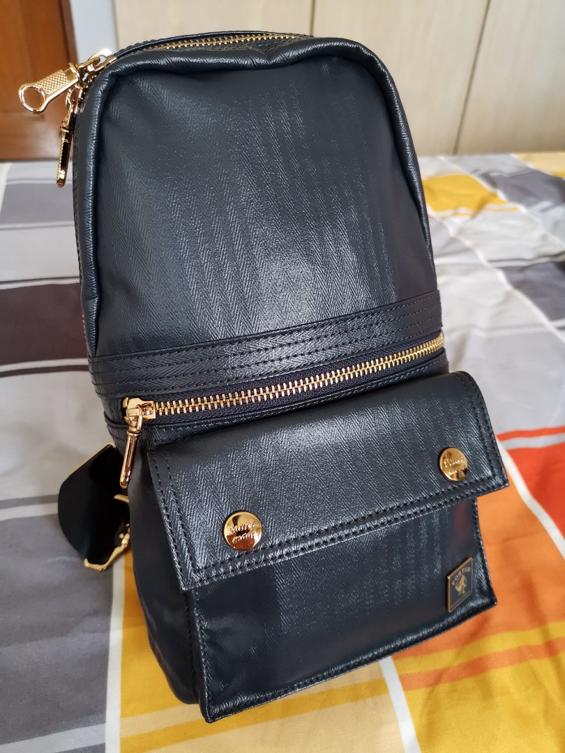 Porter Mori II Sling Bag Deep Blue, Men's Fashion, Bags, Sling Bags on Carousell