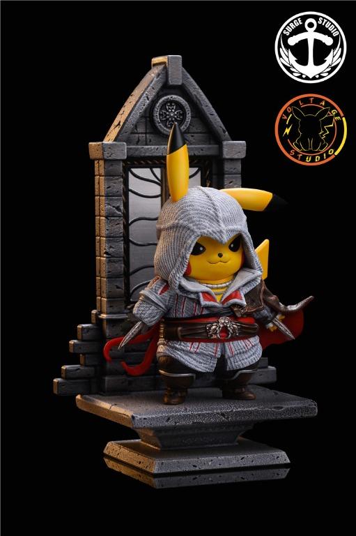 [PRE-ORDER]POKEMON: PIKACHU COSPLAY ASSASSIN'S CREED FIGURE STATUE ...