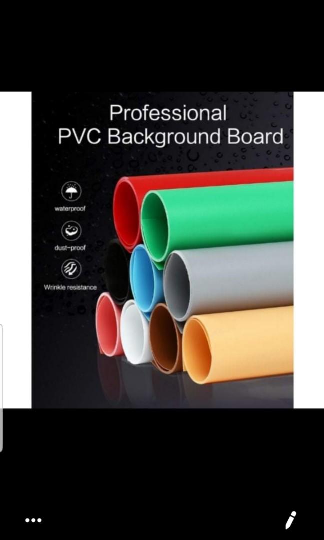 Pvc background board, Photography, Photography Accessories, Lighting ...
