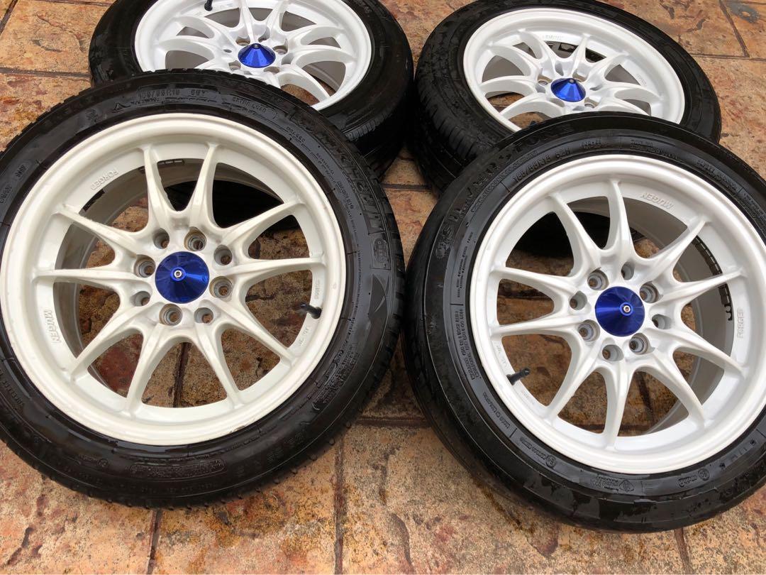 Rim Mugen MF10 15x7jj pCd100/114, Auto Accessories on Carousell