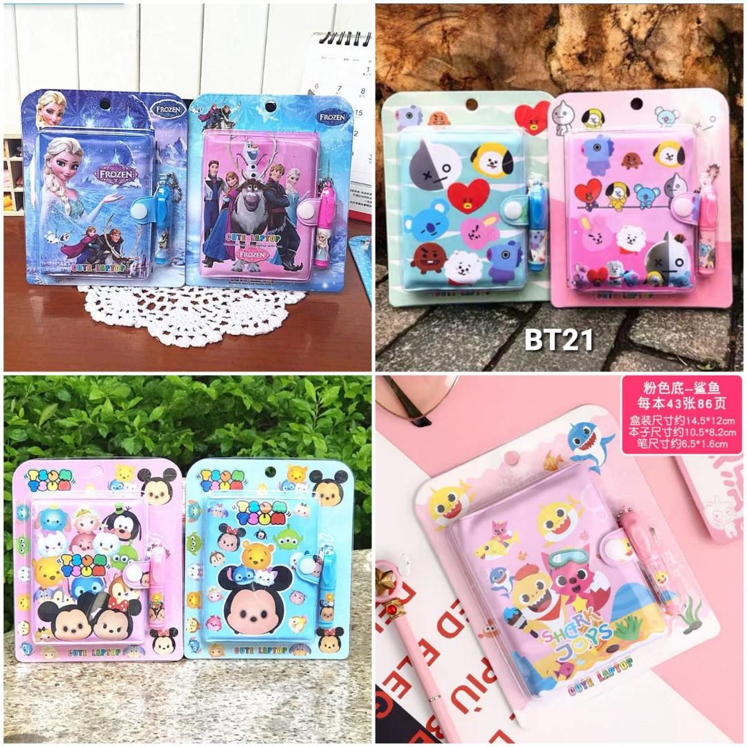 Small NoteBook + Pen Gift Set Kids Goodie Bag Children Day Gift ...