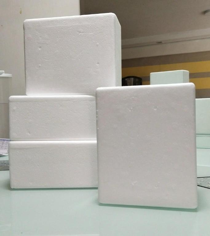 Small Styro Foam Box with Lid, Hobbies & Toys, Stationery & Craft ...