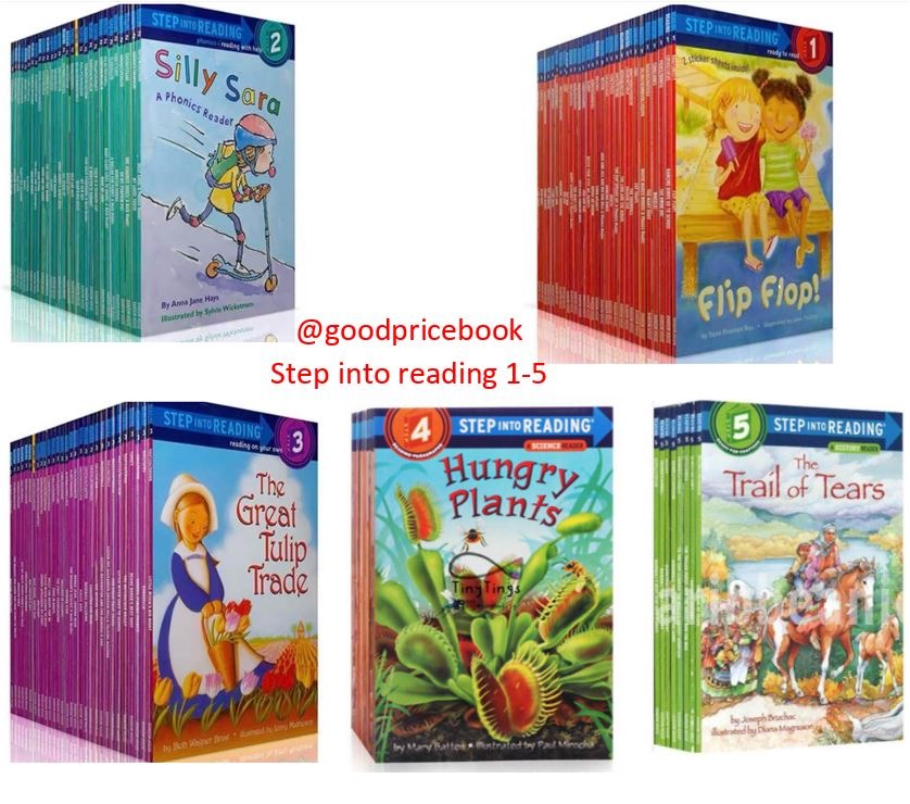 STEP INTO READING 1-5, Hobbies & Toys, Books & Magazines, Children's Books on Carousell