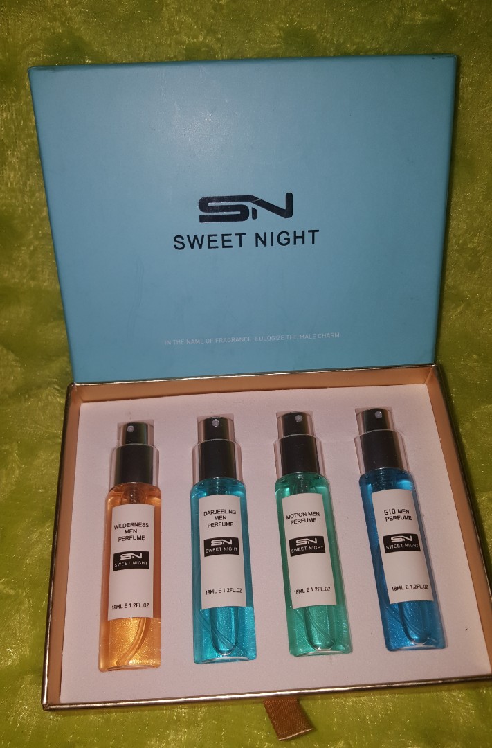 Sweet Night Original Mini Perfume Collection Set For Men, Beauty ...