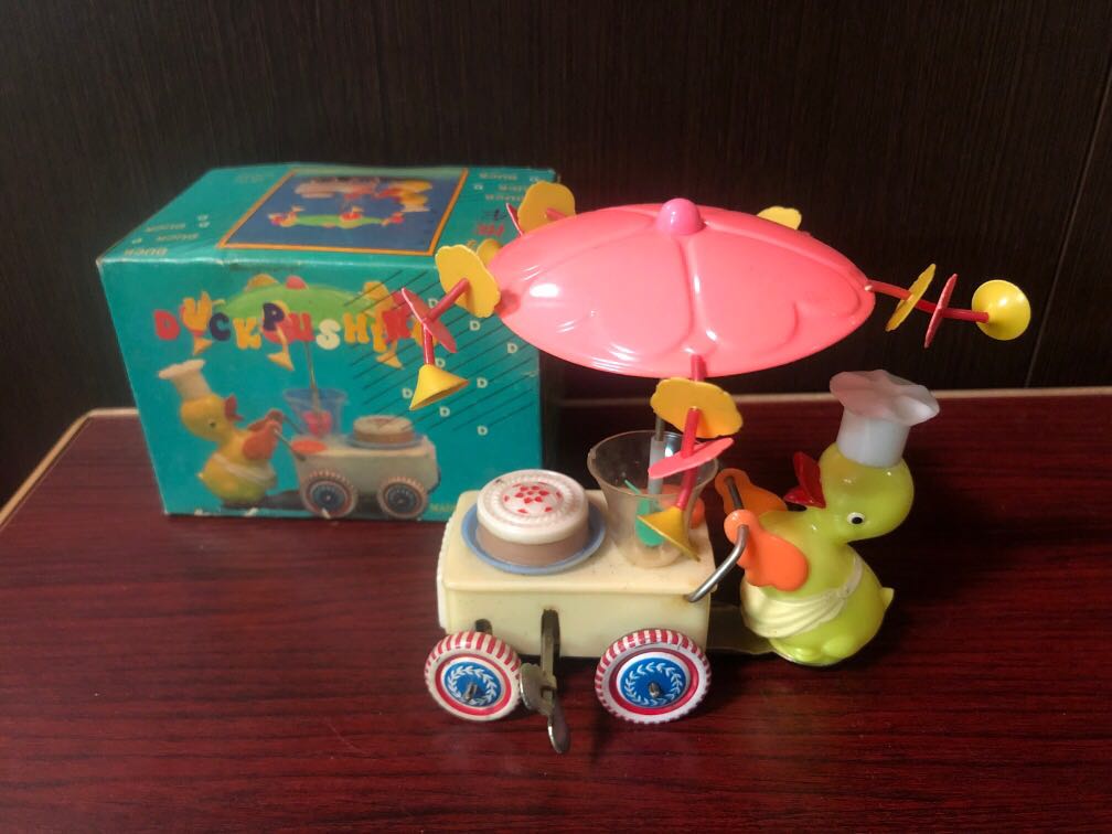 Vintage Duck Key Wind Tin Toy, Hobbies & Toys, Memorabilia ...