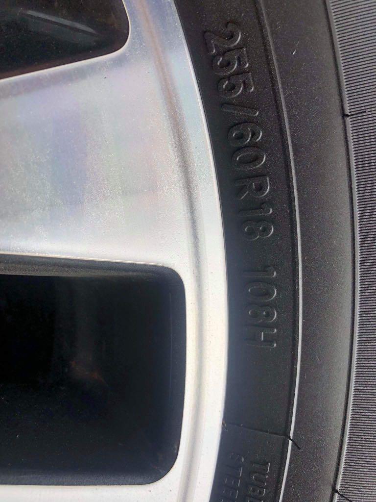 18" Nissan Navara stock mags 6Holes pcd 114 with 255-60-r18 Toyo Thick ...