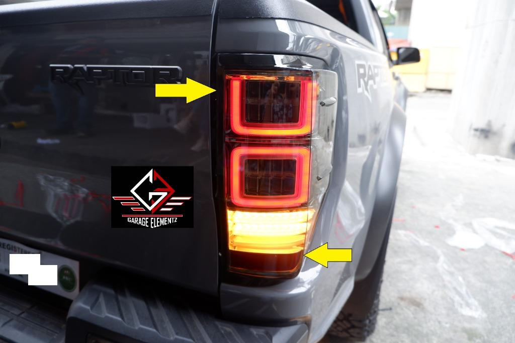 2012 to 2022 Ford Ranger Xlt Xls Fx4 Wildtrak Raptor Vland Led tai ...