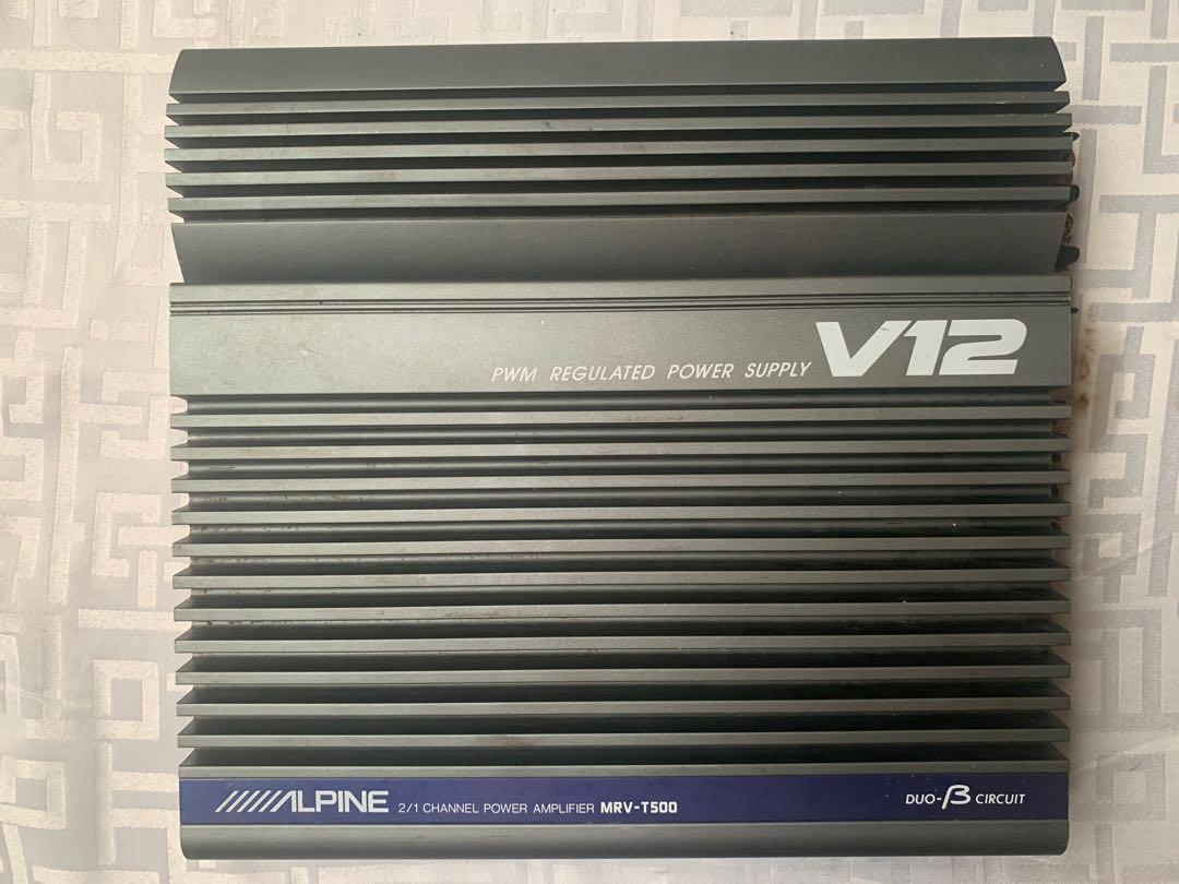 Alpine V12 car amplifier, Car Parts & Accessories, Audio, Video, Alarm ...