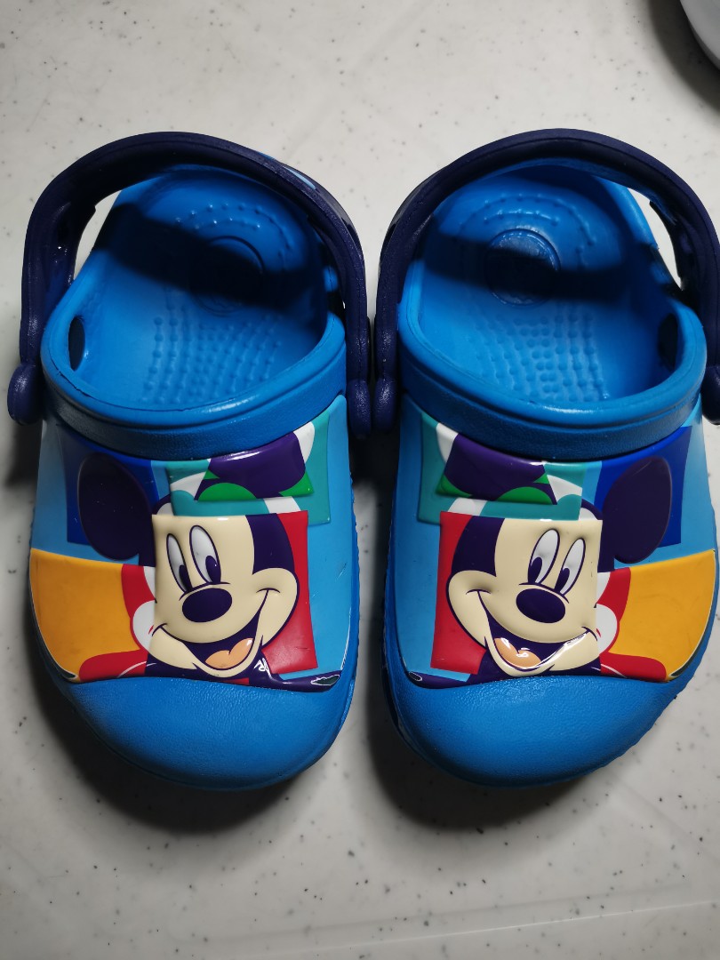 Authentic Crocs Mickey Mouse, Babies & Kids, Babies & Kids Fashion on ...