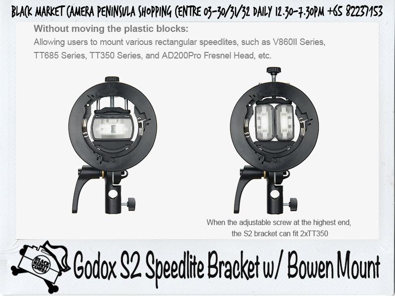 [BMC] Godox S2 / S Type Speedlite Bracket / SGUV6060/SGUV8080 S2 ...