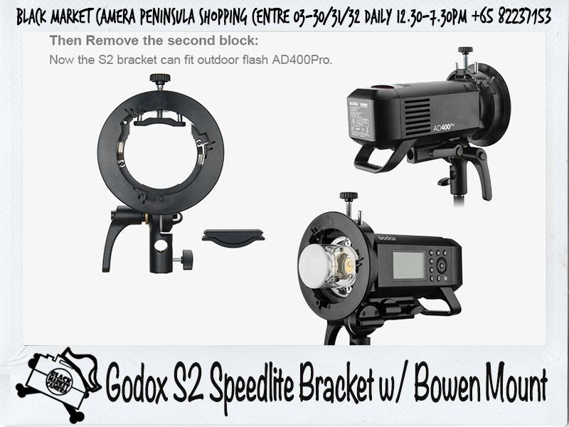 [BMC] Godox S2 / S Type Speedlite Bracket / SGUV6060/SGUV8080 S2 ...