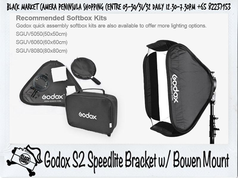 [BMC] Godox S2 / S Type Speedlite Bracket / SGUV6060/SGUV8080 S2 ...