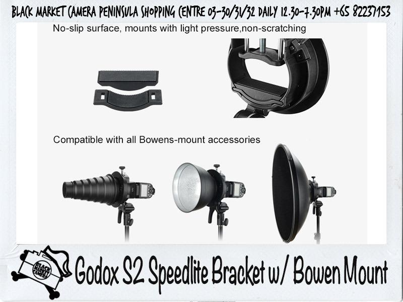 [BMC] Godox S2 / S Type Speedlite Bracket / SGUV6060/SGUV8080 S2 ...