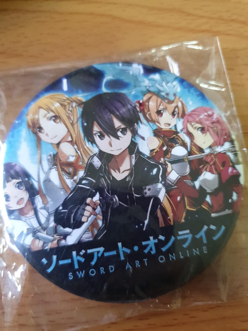 BNIP Sword Art Online SAO Pin Badge, Hobbies & Toys, Memorabilia ...