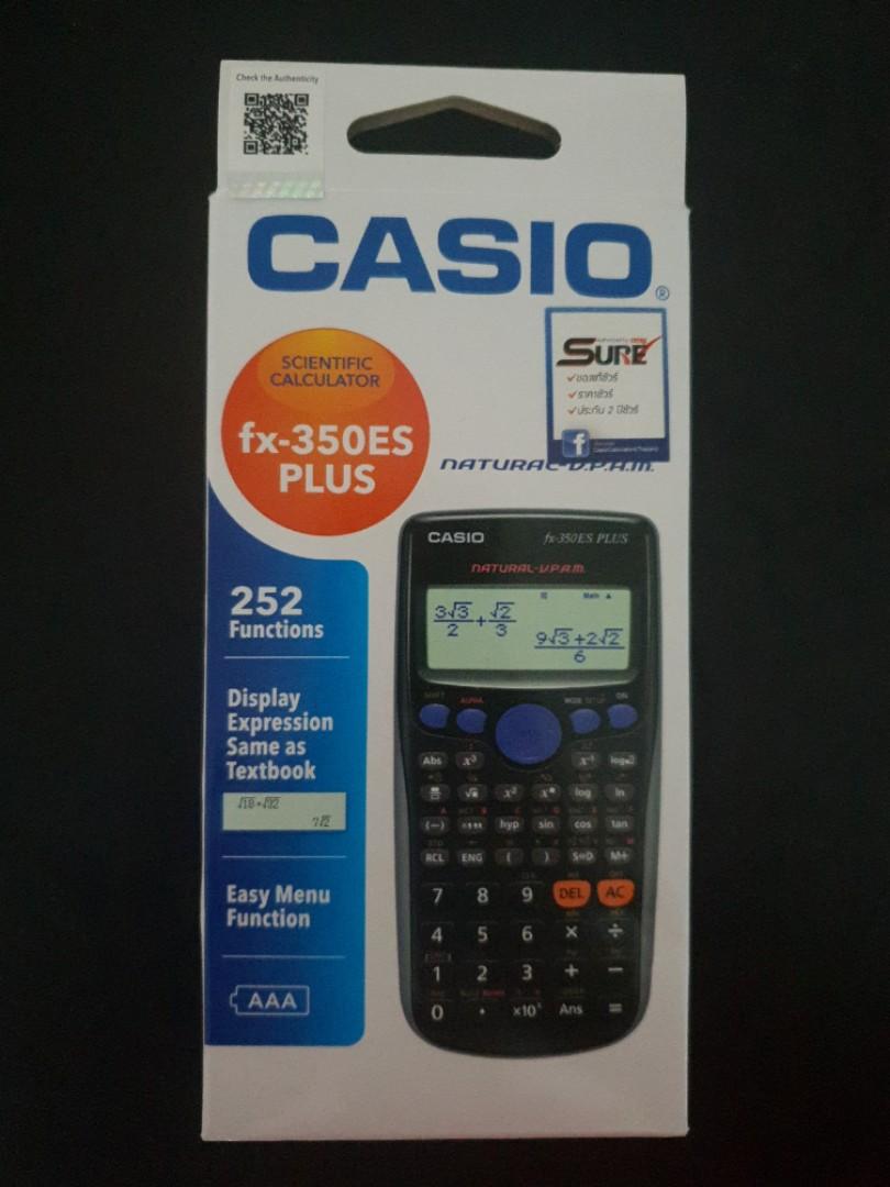 Brand new Casio Scientific Calculator fx-350ES Plus, Hobbies & Toys, Stationery & Craft ...