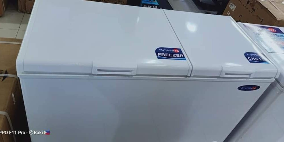Brand New Fujidenzo Solid Top Chest Freezer Dual Compartment FRC 105A, TV & Home Appliances ...