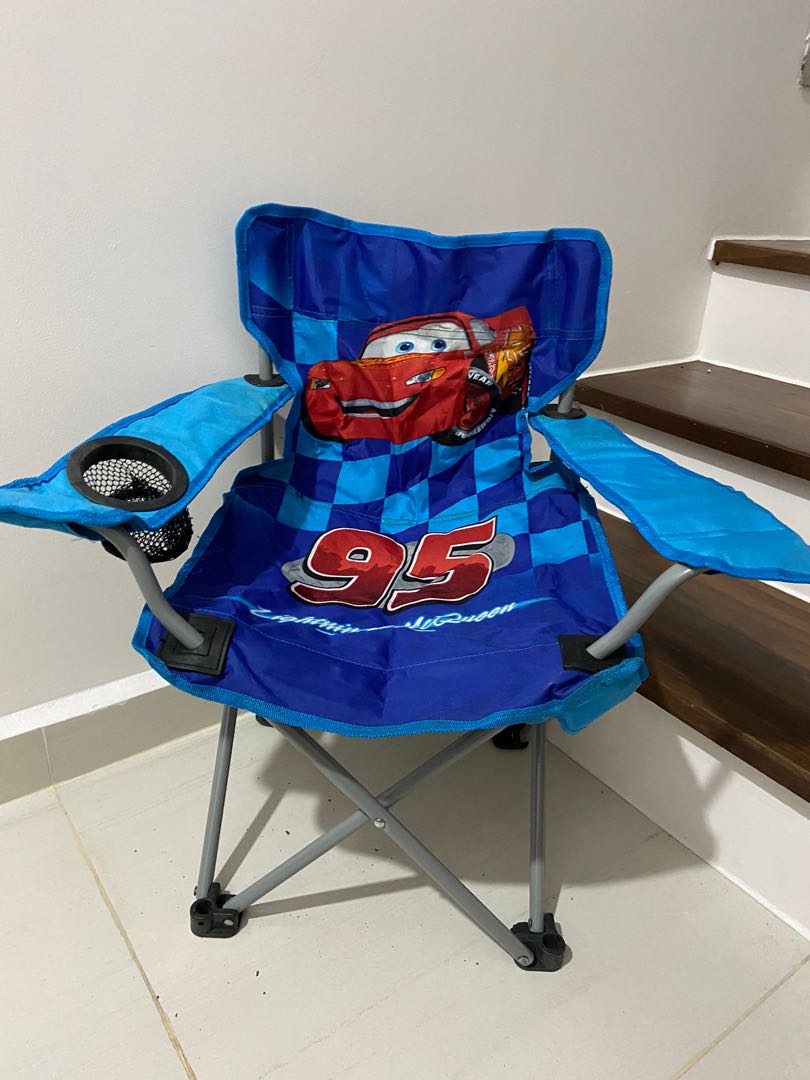 Camp Chair (Design: Lightning McQueen), Babies & Kids, Infant Playtime ...