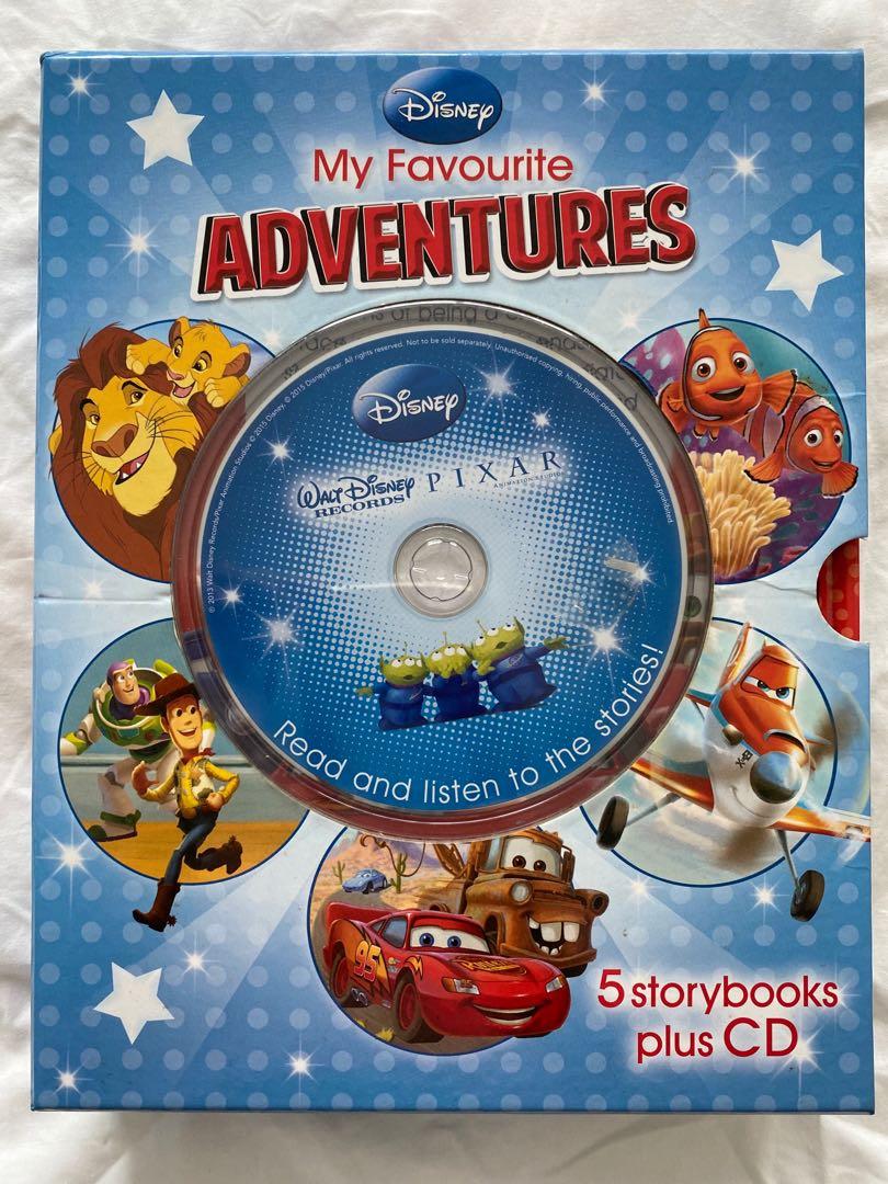 Disney My Favourite Adventures 5 storybooks plus CD, Hobbies & Toys ...