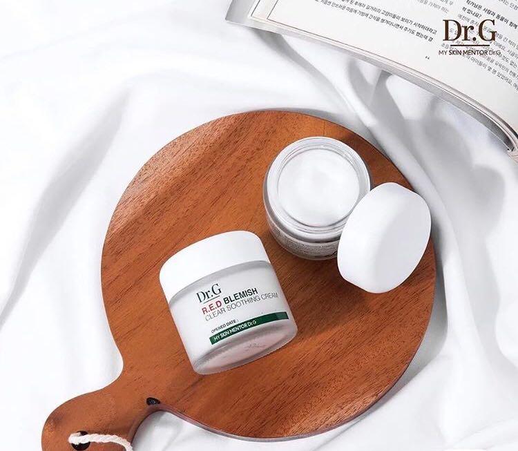 全新 韓國 醫學 Dr.G R.E.D Blemish Clear Soothing Cream 泛紅 修復淨化舒緩 修護 保濕 精華 面霜 ...