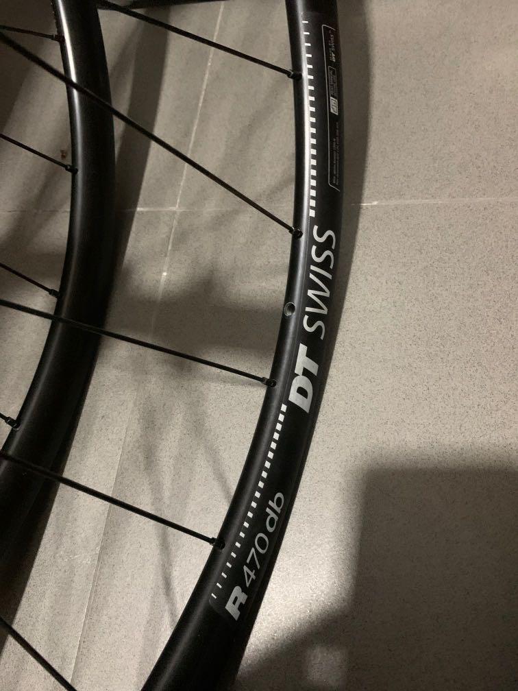 Dt swiss R470db wheelset, Sports Equipment, Bicycles & Parts, Bicycles ...