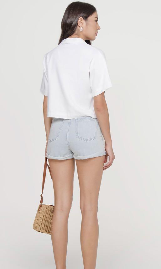 Fayth cayson oversized linen shirt, Women's Fashion, Tops, Blouses on ...